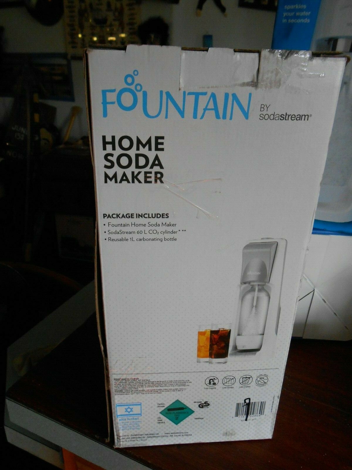 SodaStream Fountain Home Soda Maker Kit NEW Open Box | eBay