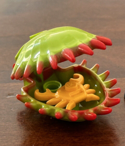 LEGO MINIFIGURE MINIFIG 60160 Jungle Fly Trap Clam Shell Coral 29112 ...