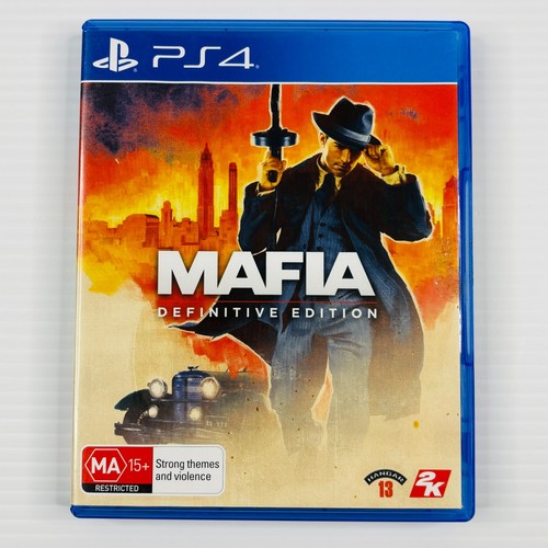 Mafia Definitive Edition PS4 PlayStation 4 With Poster Tracked Postage ...