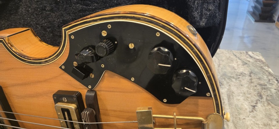 Rare 1967-1971 Hofner G500/1M Fretless Deluxe Super Beatle Bass Natural ...