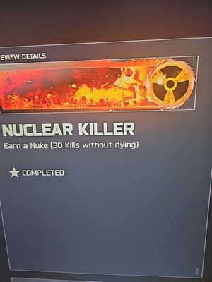 Bo7 Nuke Calling Card and Rewards. Limited Edition. Rare. New. Selling ...
