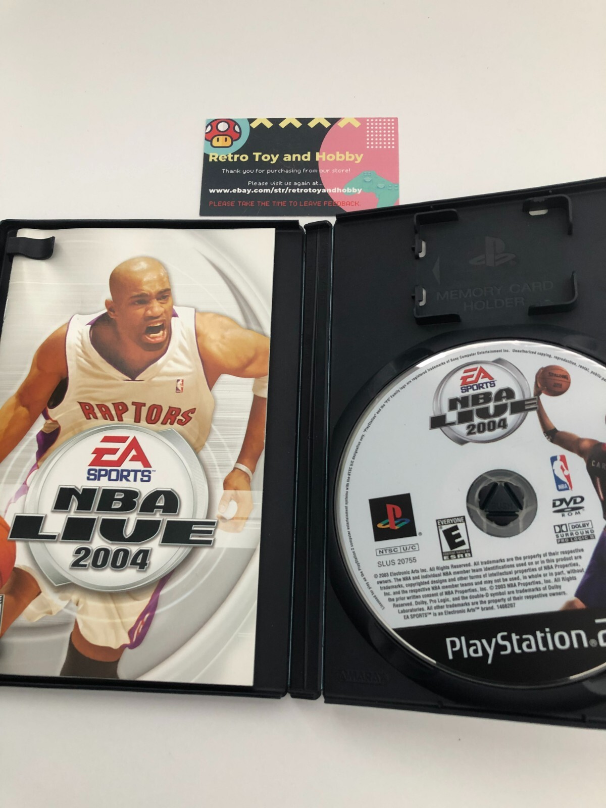 NBA Live 04 EA Sports Sony PlayStation 2 PS2 2004 Game Complete in Box ...