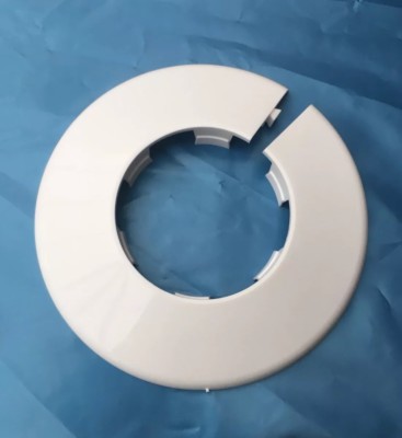 2 X Pipe Cover/Shroud WHITE Ideal Waste Pipe 35mm / 11/4 Basin Plastic ...