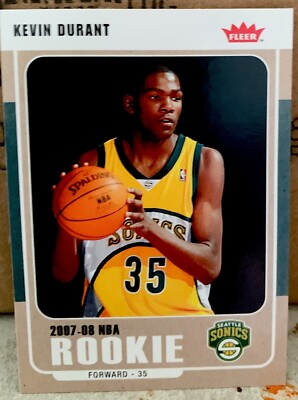 2007-08 Fleer Kevin Durant Rookie Card | eBay