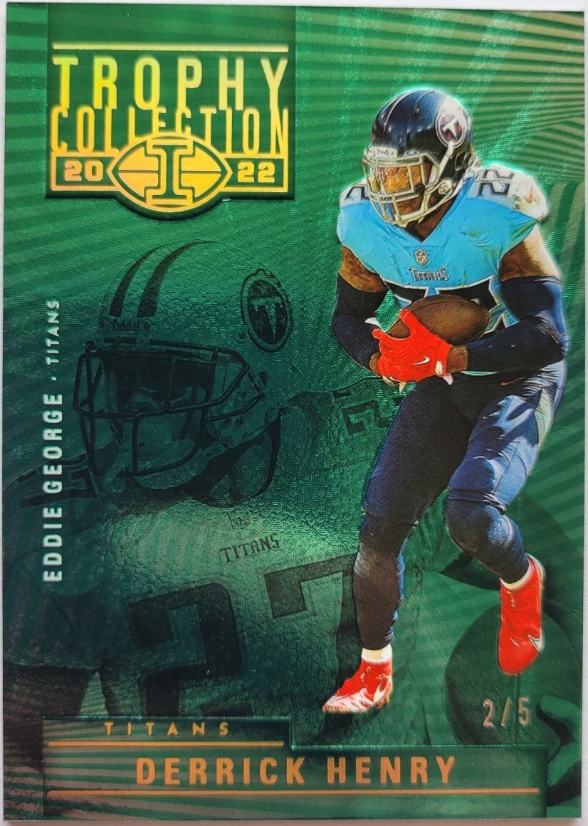 2022 Panini Illusions - Trophy Collection Duals Derrick Henry, Eddie George #TC-27 Conference /5 ...