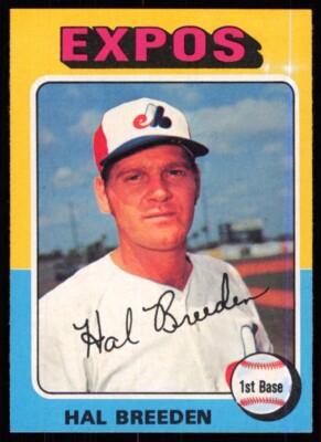 1975 Topps Hal Breeden Montreal Expos #341 | eBay