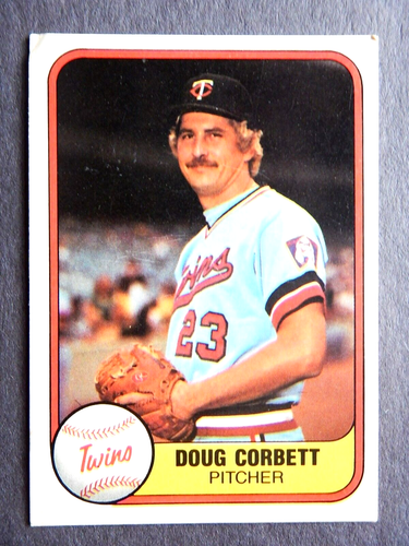 Doug Corbett #555 Fleer 1981 Baseball Card (Minnesota Twins) VG | eBay