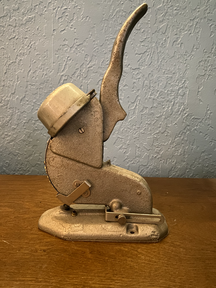 Vintage Bates Eyelets Automatic Eyeleter Hand Press Punch Press Tool | eBay