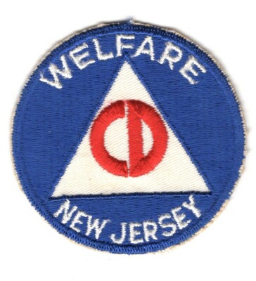 Civil Defense Patch: New Jersey Public Welfare - 3" w/twill center | eBay