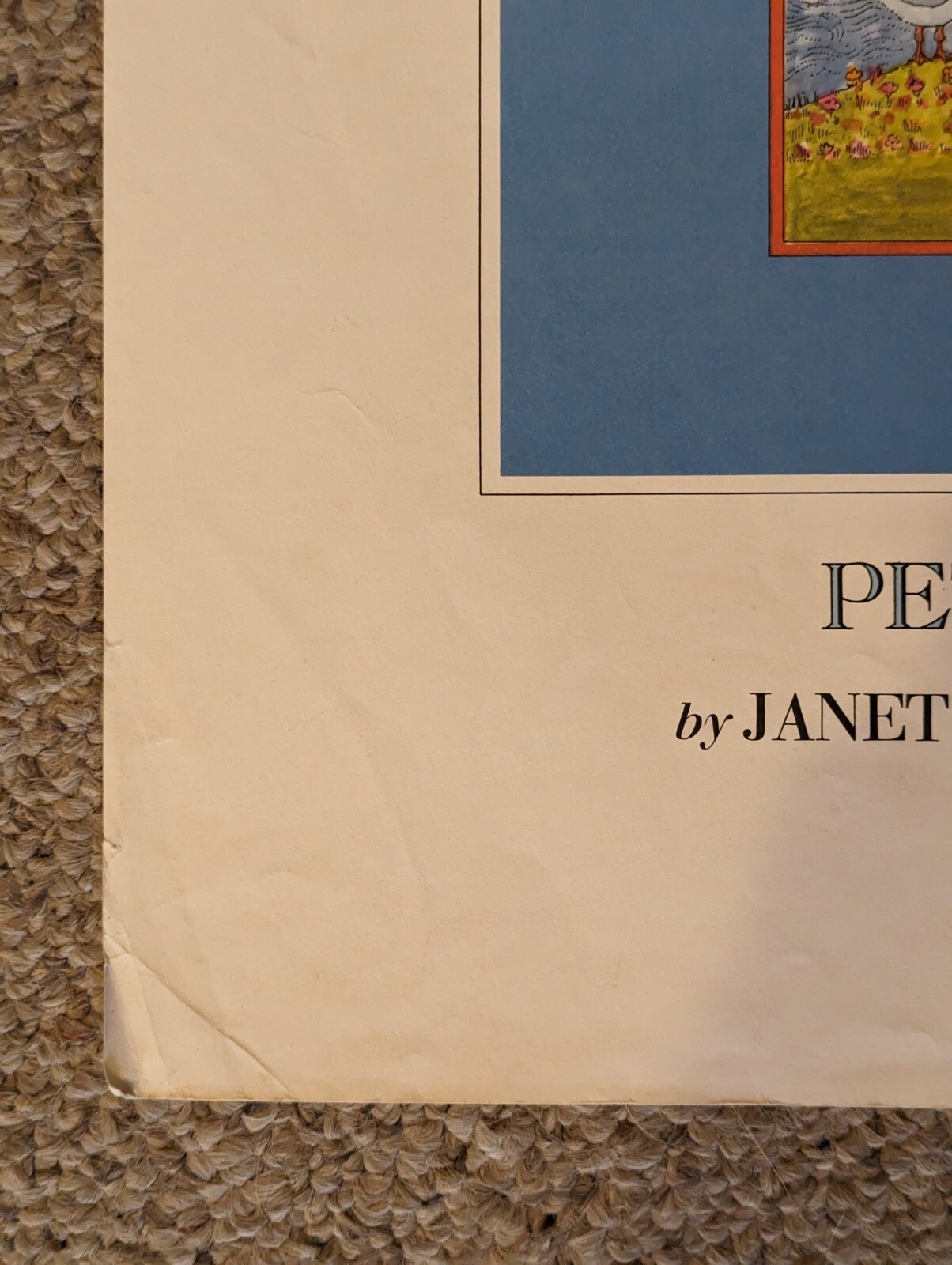 PETER PENNY'S DANCE Book by Janet Quin-Harkin Advertising Poster 1975 ...