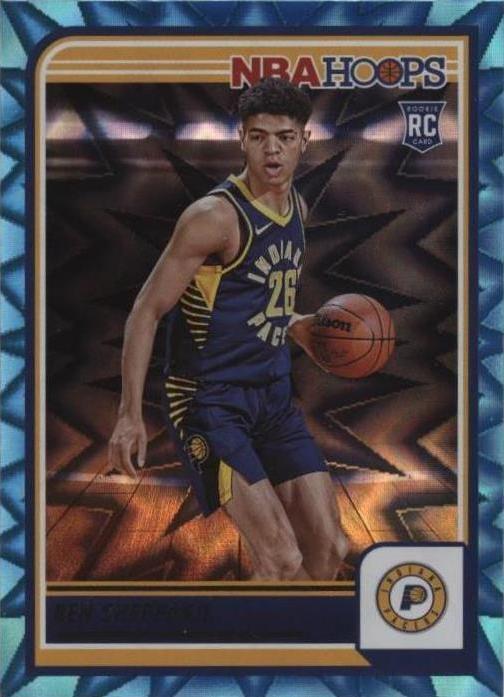 2023-24 Panini NBA Hoops - Rookies Ben Sheppard #261 Teal Explosion (RC ...