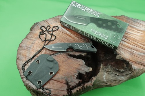 Delta Defender 17 BK2013 Fixed Blade Neck Knife NOS | eBay