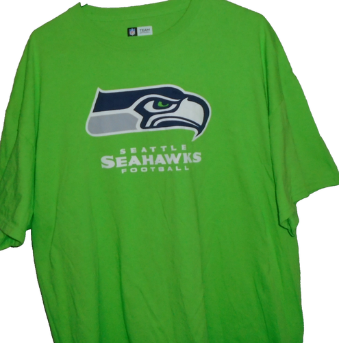 Seattle Seahawks football NFL Green Color Rush t shirt XXL | eBay