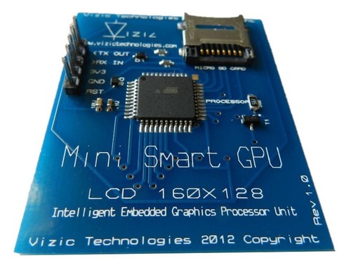Vizic Technologies miniSmartGPU 1.8" LCD160x128 Arduino Adafruit LCD ...