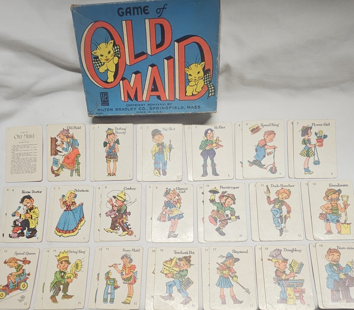 Original Old Maid Card Game