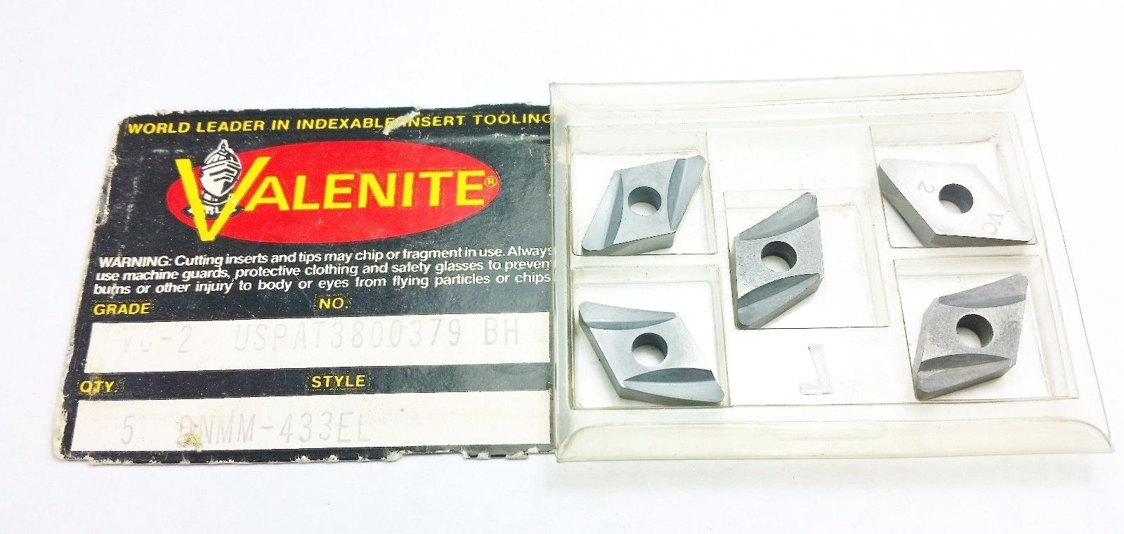 Valenite DNMM 433 EL VC2 Carbide Inserts (QTY 5) (R 239) | eBay