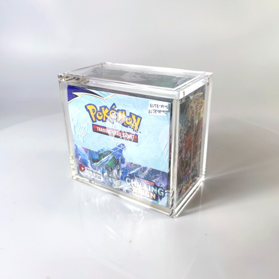 Acrylic Display case for Pokémon Booster Box W/ Magnetic Lid (6 Pack ...