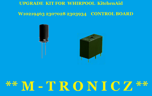 REPAIR KIT FOR WHIRLPOOL CONTROL BOARD W10219462 W10121049 2304135 ...