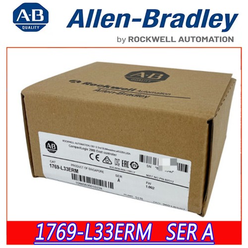 100% New Allen Bradley 1769-L33ERM CompactLogix 5370 L3 ENET 2MB PLC ...