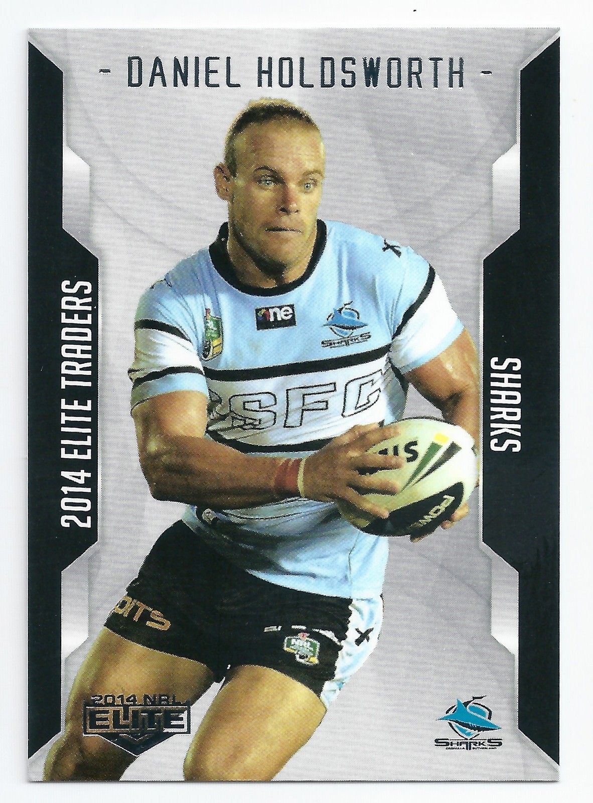 2014 NRL Elite Base Card (96) Daniel HOLDSWORTH Sharks | eBay