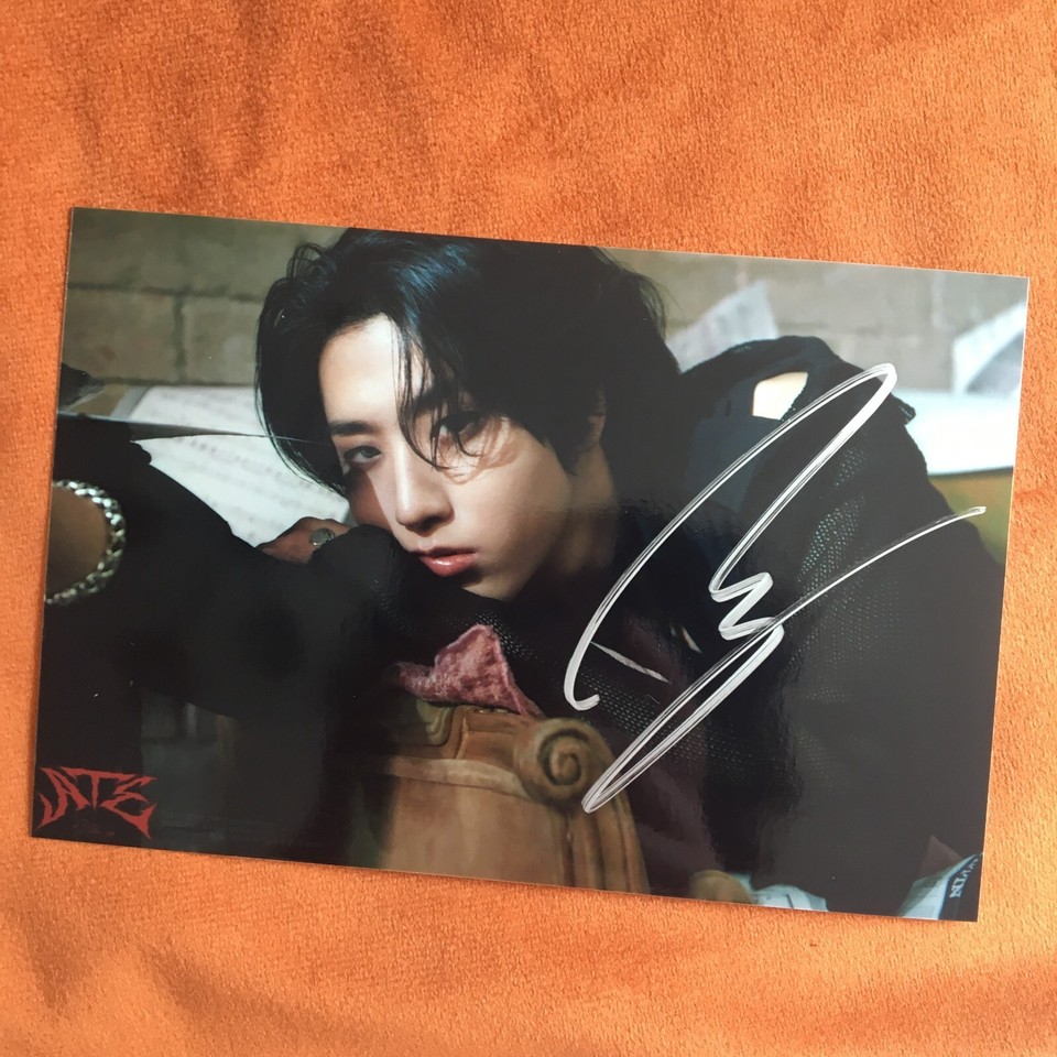 Stray Kids SKZ HAN Photo ATE Autographed Signed K-POP Collection 4*6 ...