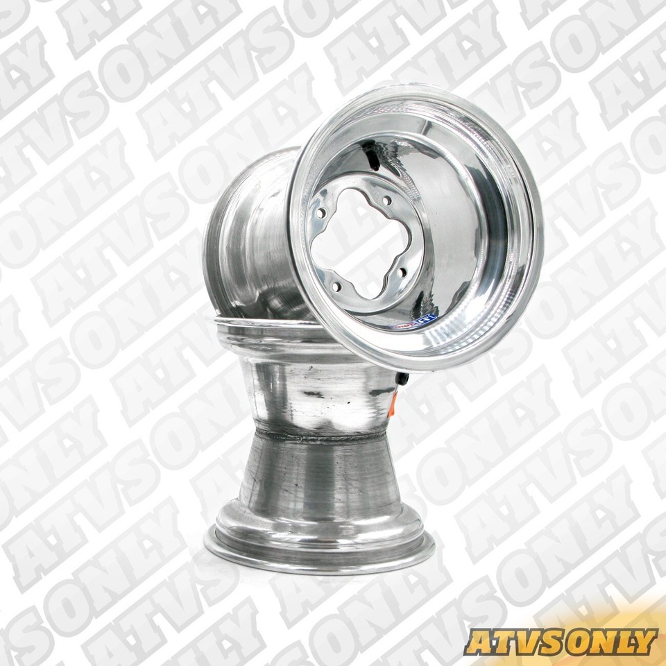 BANSHEE 350 REAR WHEEL POLISHED PAIR A5 4X115 8X8 DWT 4/115 ROLLED EDGE ...