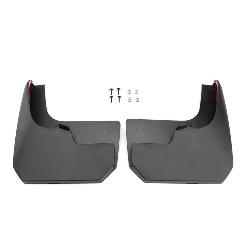 GM OEM Front Molded Splash Guards Black 84649174 / 84109902 Silverado ...