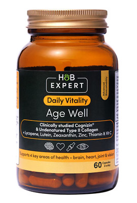 & Expert Âge Bien Agewell 60 Capsules Cœur + Cerveau+Articulations ...