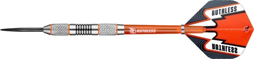 Ruthless Tigers Tungsten Darts Set 21g - 30g Orange Ringed, Different ...