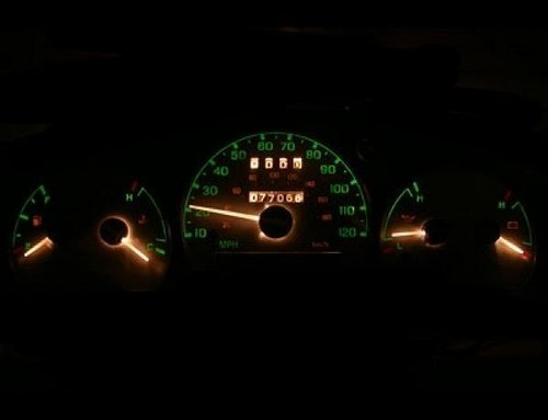 1998-2003 Ford Ranger Non Tach Dash Cluster White Face Gauges 98-03 | eBay