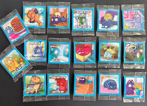 Hasbro Lost Kitties Series 1-2 Meme Stickers 17 pieces 2017 2018 | eBay ...