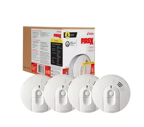NEW KIDDE FIREX I4618AC HARDWIRED 9V BACK-UP AC DC SMOKE ALARM ...