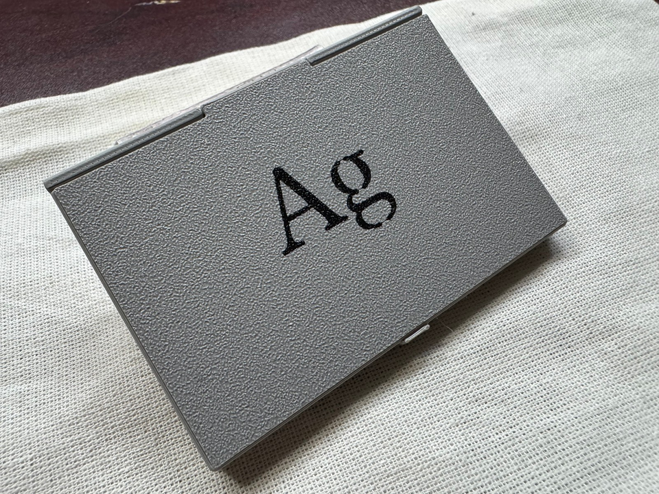 3DP Silver Bullion Case for Valcambi 1g Bars ( Holds 32 1g Bars ) With ...