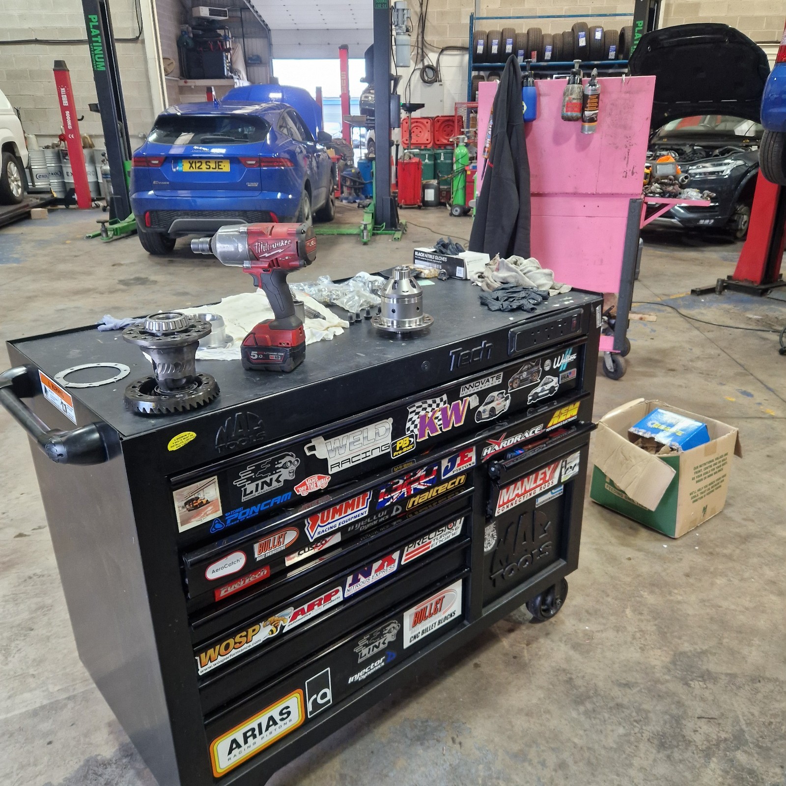 MAC Tools TECH Series Tool Box Roll Cab | eBay UK