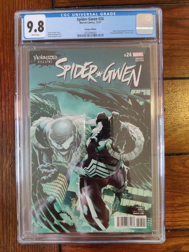 Spider Gwen #24 CGC 9.8 1st Gwenom Variant Cover | eBay