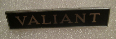 1970 PLYMOUTH VALIANT DUSTER FENDER EMBLEM BADGE GENUINE FACTORY ...