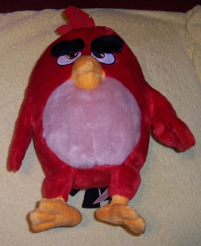 Angry Birds Movie Red Bird 12" LEONARD Talking Plush Stuffed Animal Toy ...