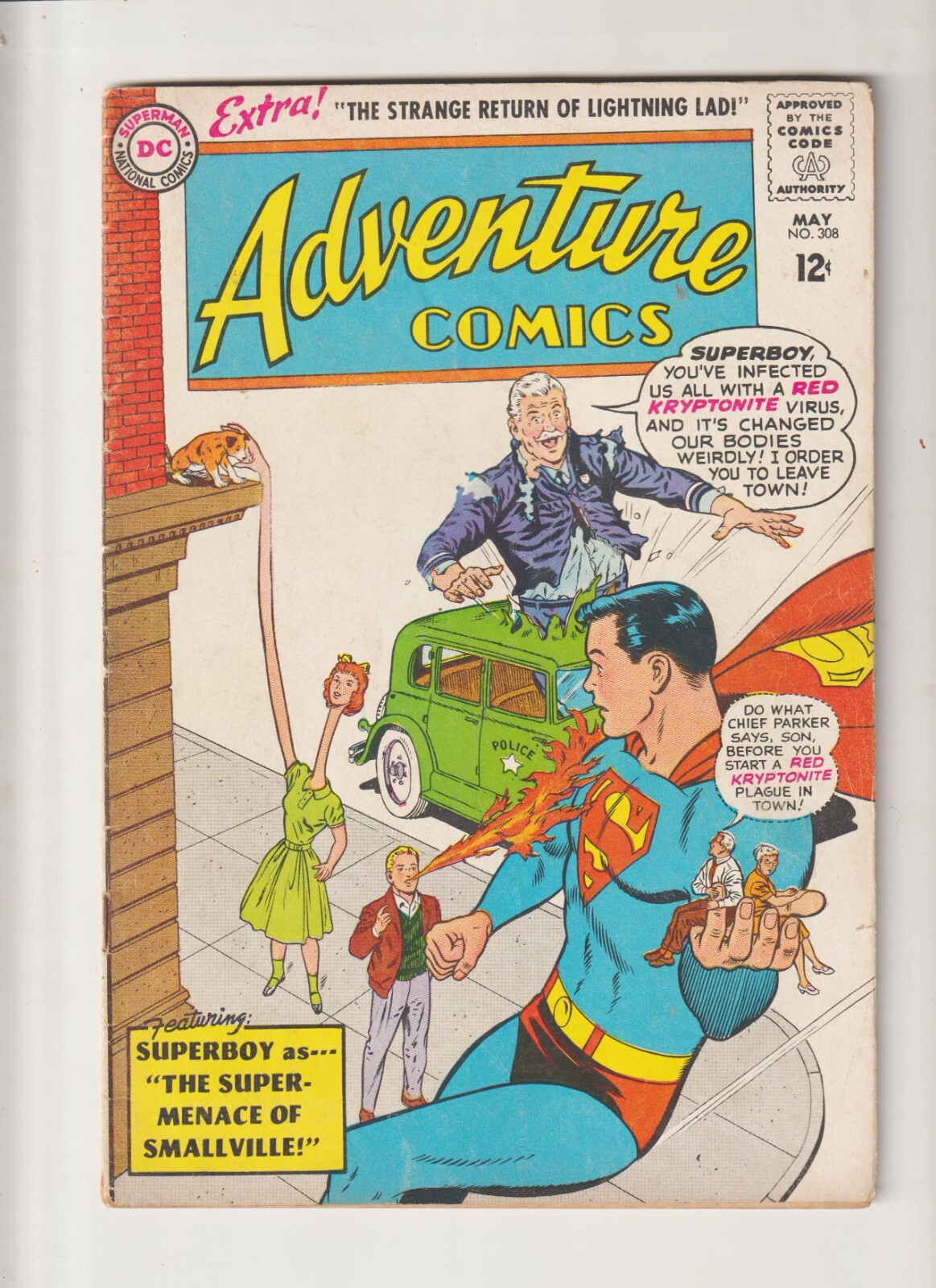 Adventure Comics #308 Superboy Legion of Super-Heroes 1ST LIGHTNING ...