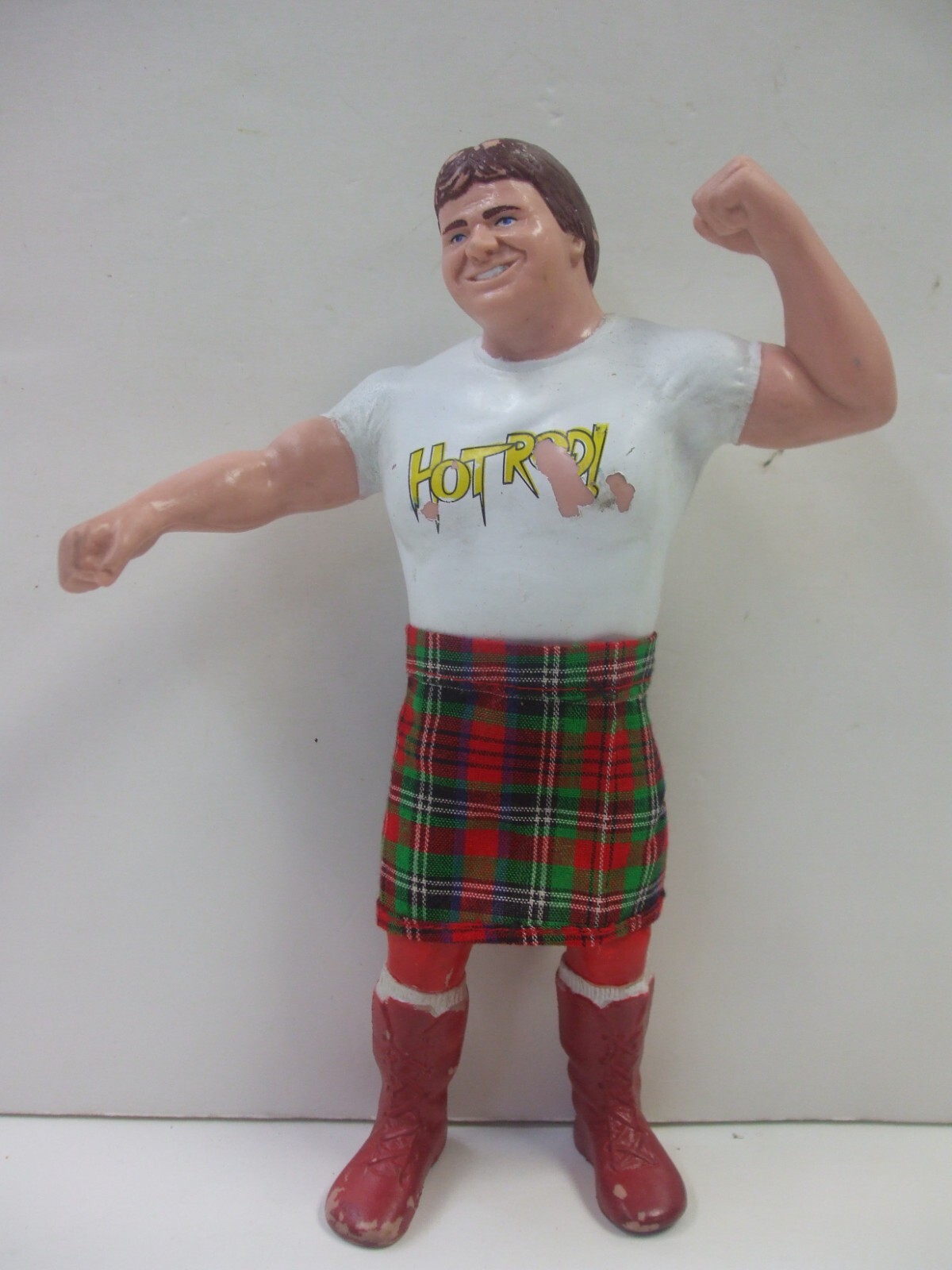 WWF LJN Rowdy Roddy Piper w/ Kilt - with Alt Brown Boots - All Original ...