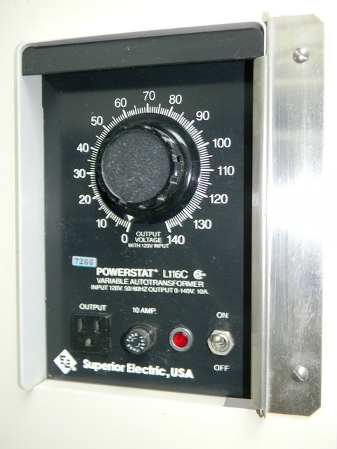 Superior Electric PowerStat L116C Variable Autotransformer 0-140v 10 ...