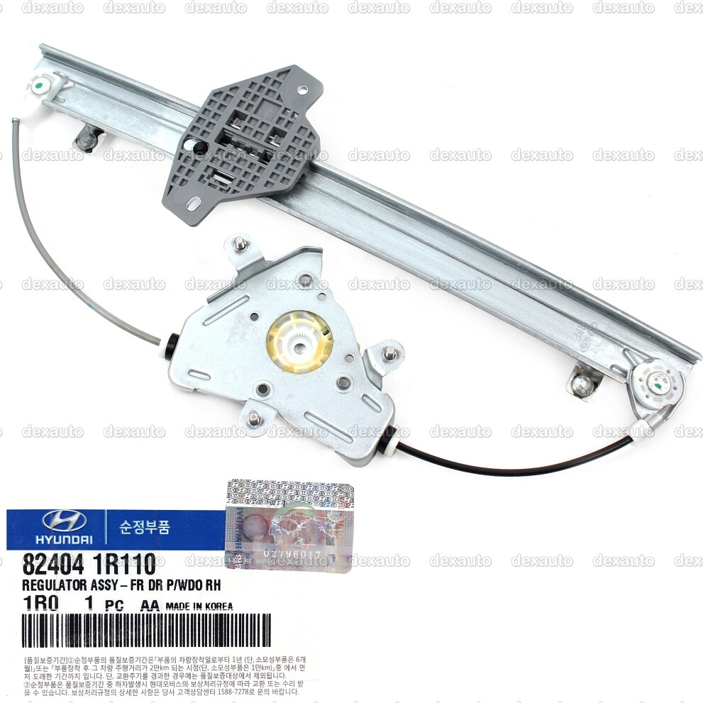 82404-1R110 Power Window Regulator Front Right for Hyundai Accent 11-17 ...