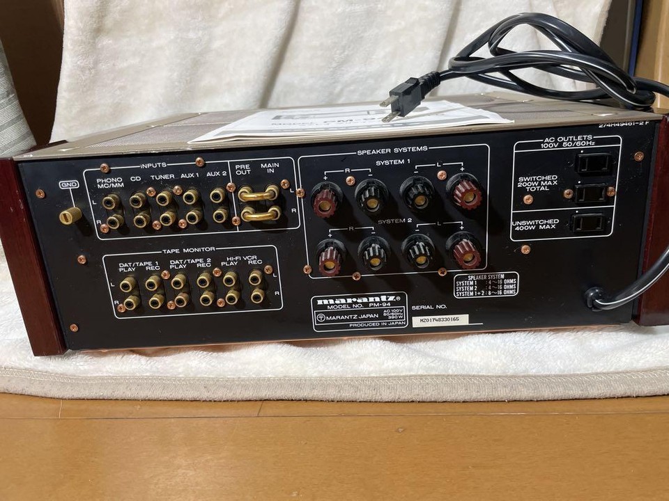 marantz PM-94 Limited integrated amplifier From Japan | eBay