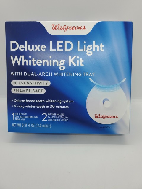 Walgreens Deluxe LED Light Whitening Kit Enamel J3 for sale online | eBay