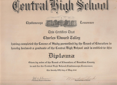 Diploma De Escuela Secundaria De Tennessee