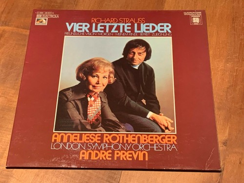 Richard Strauss Vier letzte Lieder ANNELIESE ROTHENBERGER ORIG 1975 EMI ...