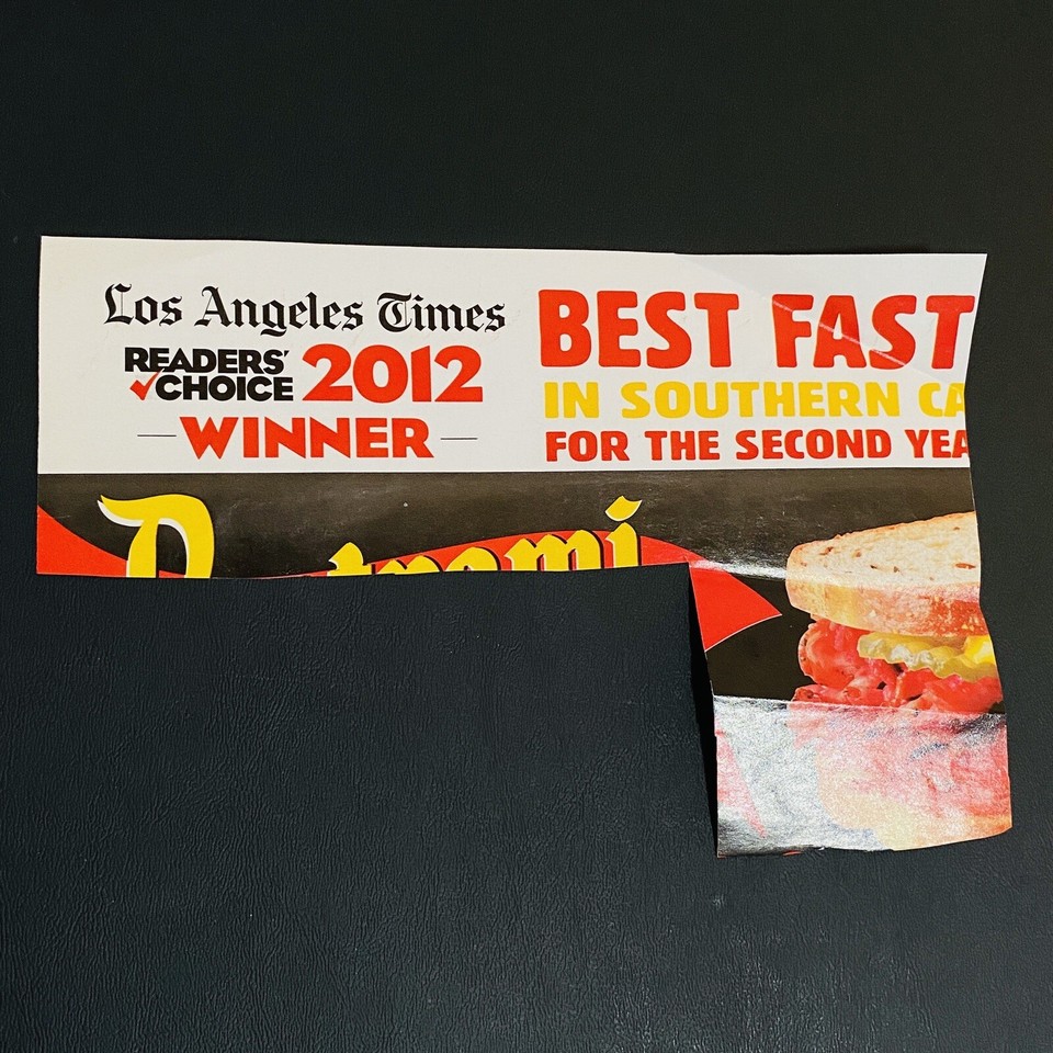 Mailer Ad 2012 Fast Food Promo Wienerschnitzel Hot Dog Fries Ephemera ...