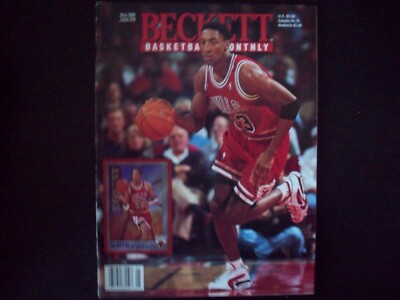 Chicago Bulls Scottie Pippen VTG Beckett Basketball Magazine (May, 1996 ...