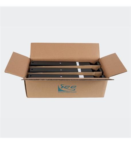 Icc ICCMSLTWS6 Runway Kit, Wall Support, Triangle, 6pk | eBay