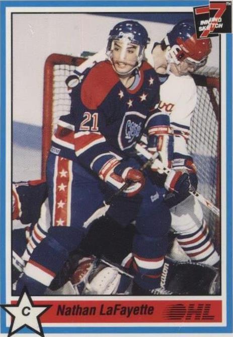 1990-91 7th Inning Sketch OHL - Nathan LaFayette #25 (RC) for sale ...