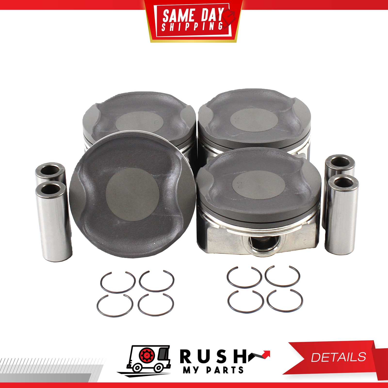 09-19 Std. size Compl. Piston Set For Toyota Highlander 2.7LDOHC DNJ ...